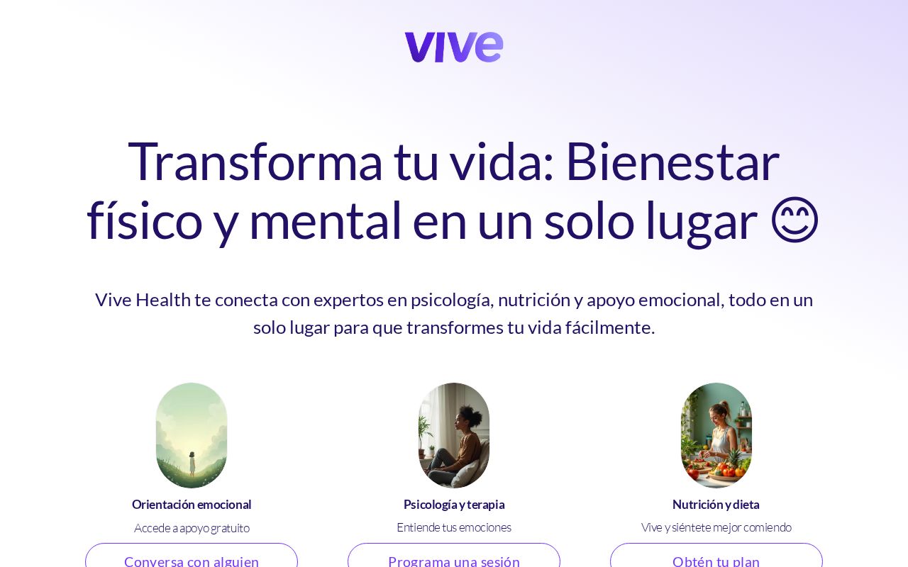 Vive Health -Vive una vida plena